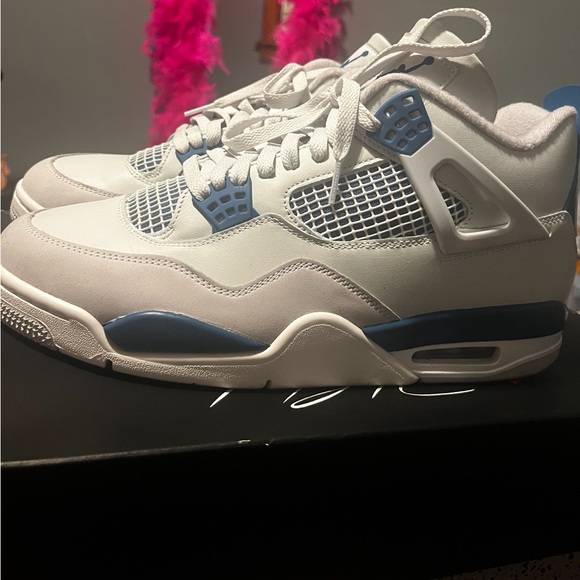 Shoes | Jordan 4s Military Blue | Poshmark